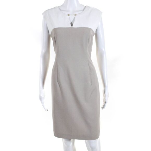 Calvin Klein | Dresses | Calvin Klein Womens Colorblock Cutout ...